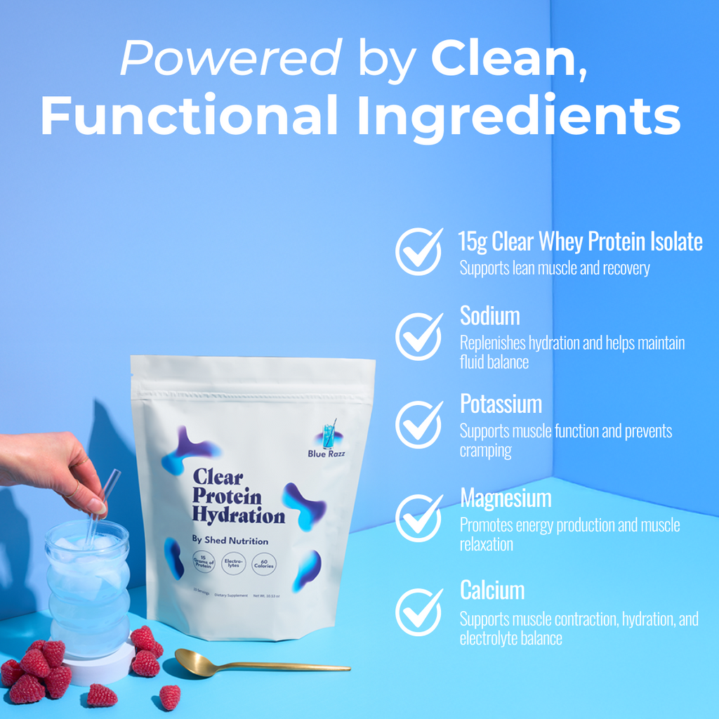 Clear Protein Hydration Drink – Shed Supplements