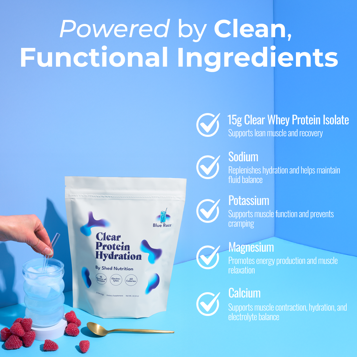 Clear Protein Hydration Drink – Shed Supplements